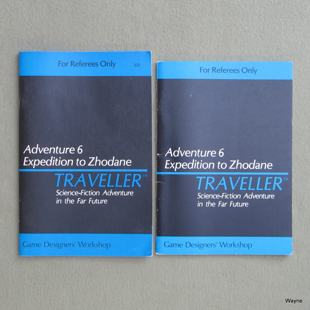 Traveller – Expedition to Zhodane – US & UK editions – Wayne's Books